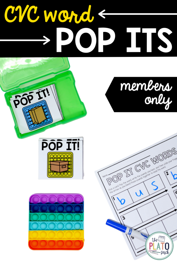 Pop It CVC Words – Best Pixel Design