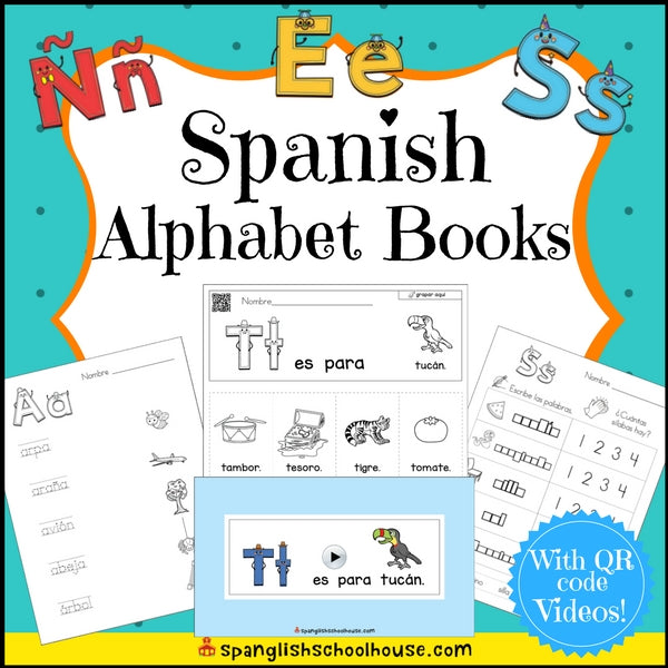 Spanish Alphabet Books for PreK & Kindergarten – Best Pixel Design