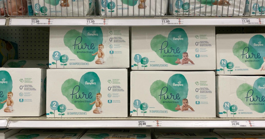 Pampers Pure Diapers Super Packs as Low as $15 Each After Target Gift ...